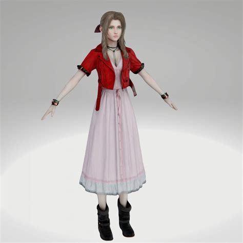 Final Fantasy Aerith Gainsborough 3d Model By Breakaway