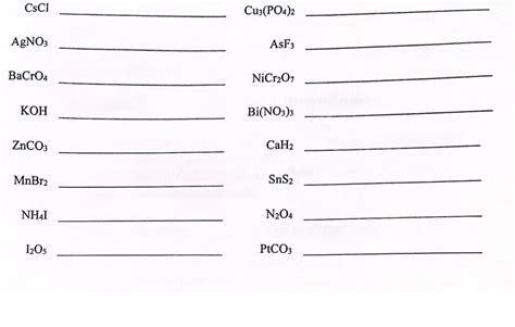 solved cscl cu3 po4 2 agno3 asf3 bacro4 nicr2o7 koh bi no3 3