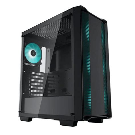 Deepcool CC560 FS Tri Color Led Fans Tempered Glass Mid Tower ATX Case