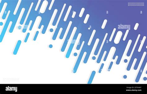 Modern Abstract Background Featuring Rounded Blue Lines Dots And Soft