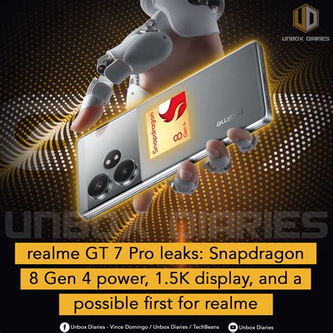 Realme GT 7 Pro Leaks Snapdragon 8 Gen 4 Power 1 5K Display And A