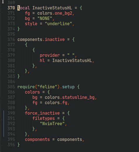 Feature Hide Statusline In Nvimtree · Issue 154 · Famiufelinenvim