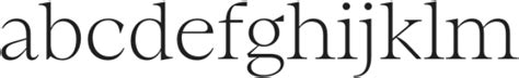 emilio extralight otf 200 font serif classic what font is