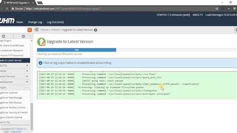 Upgrade WHM CPanel To Latest Version YouTube
