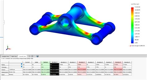 How Do I Complete A Parametric Optimization In Solidworks Simulation