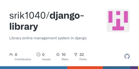 Github Srik1040 Django Library Library Online Management System In