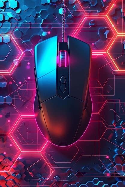 Premium Photo A Computer Mouse Sitting On Top Of A Computer Circuit