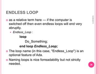 ADA Programming Language PPT