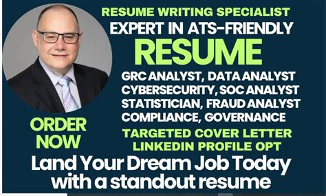 I Will Craft Resumes For Grc Analysts Data Analyst Cybersecurity Data Science Business By