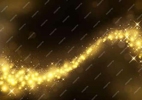 매직 글로우 반짝이 배경 프리미엄 벡터