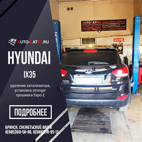 Hyundai ix35 2.0 catalyst removal, flame arrester installation and Euro ...