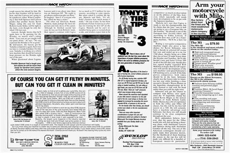 S100 Cycle World March 1988