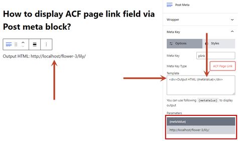 How To Display Acf Page Link Field Via Post Meta Block