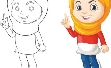 Cara Menggambar Cara Melukis Orang Perempuan Kartun Cara Melukis Muka