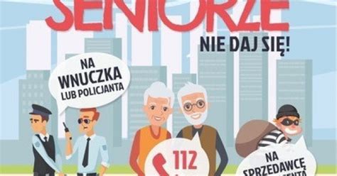Kampania Ostrzegamy seniorów przed oszustami podaruj babci i dz
