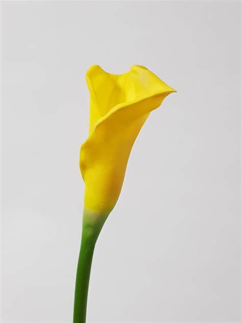 Artificial Calla Lily Yellow 76cm Desflora