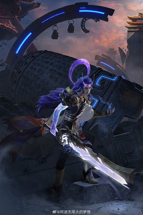 王者荣耀超话 李信世冠皮肤 lx 李信一念神魔 一念通天 神魔无惧 转 评 关抽一个李信世冠皮肤一念神魔 李信cos 阿逝