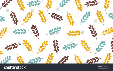 Rice Pattern Vector Free Space Text Stock Vector Royalty Free 786589849