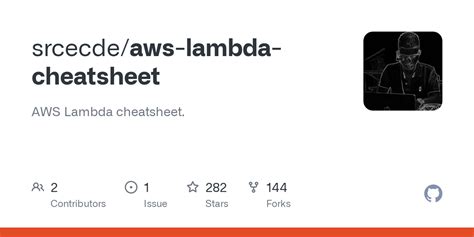 Github Srcecdeaws Lambda Cheatsheet Aws Lambda Cheatsheet