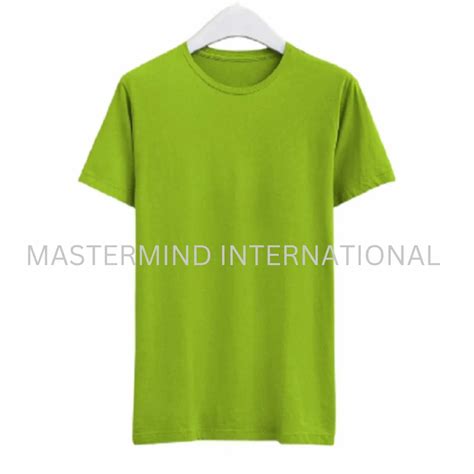 Round Plain Cotton 180gsm Bio Wash T Shirt Half Sleeves At 195 Piece