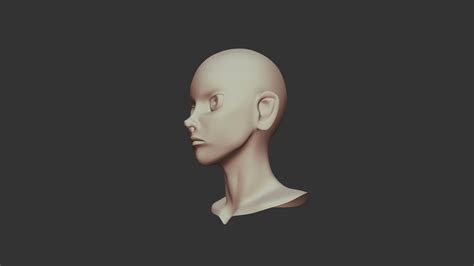 Cartoon Head 3d Model By Dudevan [8f4e353] Sketchfab