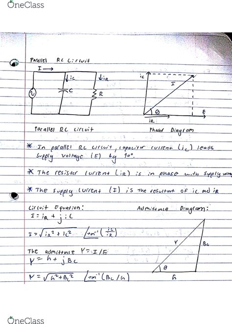 How To Solve Parallel Rc Circuit