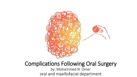 Complications Following Oral Surgery Pptx
