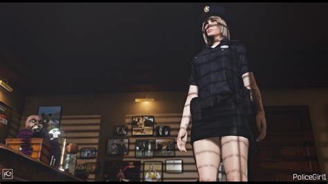 Police Girl Skin Control Gta5