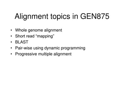 Ppt Short Read Mapping Alignment Powerpoint Presentation Free