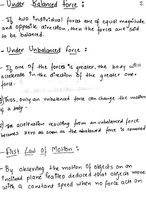 SOLUTION Class 9 Science Ch9 Force And Laws Of Motion Studypool
