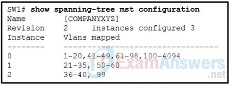 CCNP ENCOR V Certification Practice Exam Answers