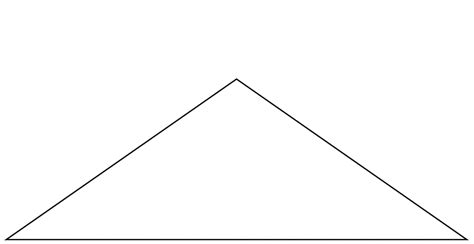 Isosceles Triangle Degrees 110 35 35 Clipart Etc