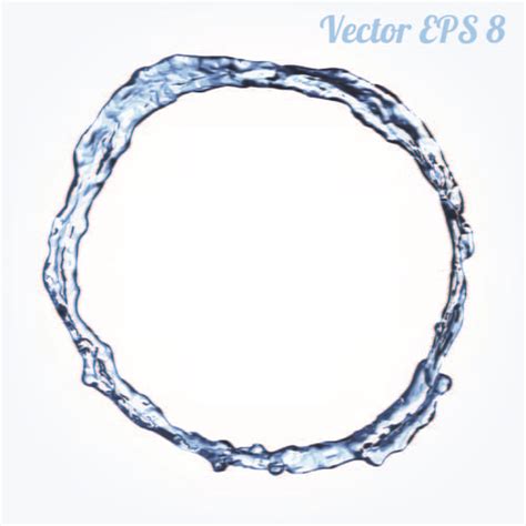 스플래시 푸른 물 벡터 배경 Eps Uidownload