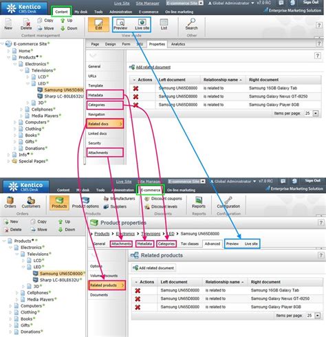 Kentico Cms 7 New Products Management Ui Multilingual And Versioned