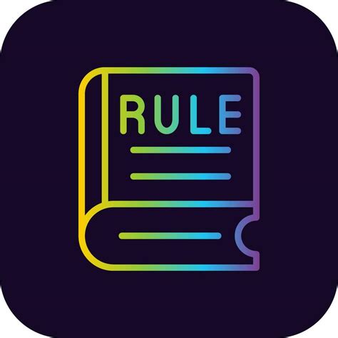 Rule Creative Icon Design 32340382 Vector Art At Vecteezy