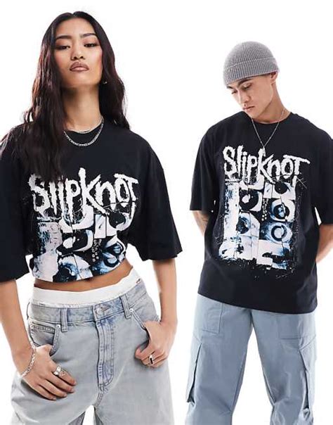 Asos Design Unisex Oversized Og Sort T Shirt Med Licenseret