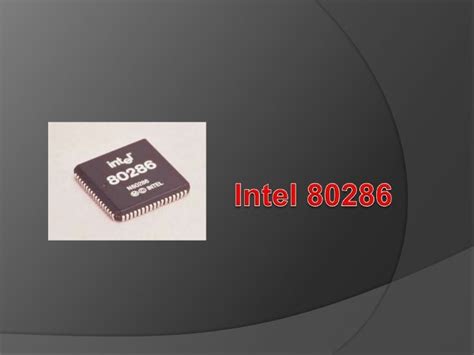 Intel 80286 80386 Y 80486