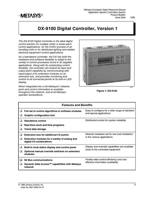 J Control Dx 9100 Digital Controller Pdf Cable Electrical Wiring