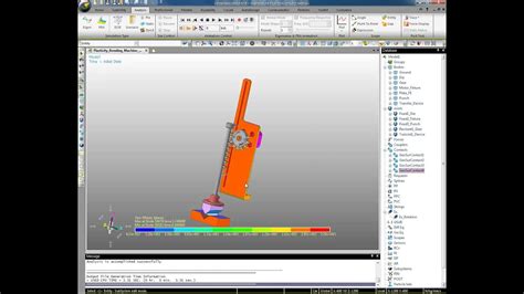 RecurDyn Tutorial FFlex Plasticity Bending Machine YouTube