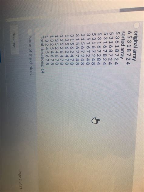 Solved Assume That We Are Using Bubble Sort Algorithm To Chegg