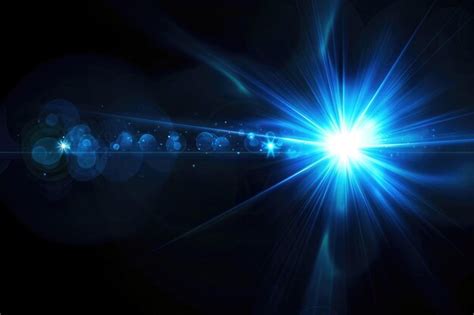 Premium Photo Lens Flare Shining Sun Glare Rays Background Generative Ai