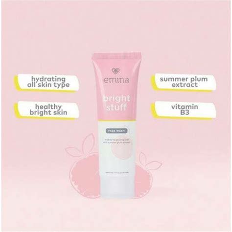 Jual Emina Bright Stuff Face Wash 100ml Shopee Indonesia