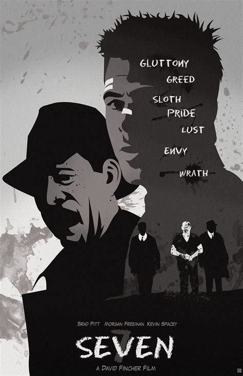 Se En Poster By Zakosauris On DeviantART Seven Movie Movie Posters Alternative Movie Posters
