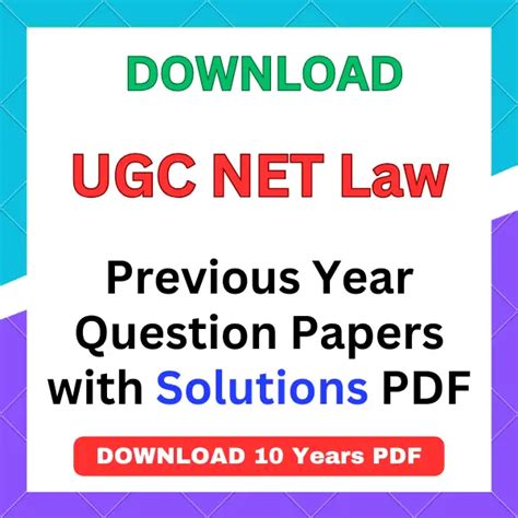 Ugc Net Law Previous Year Question Papers Pdf With Solution