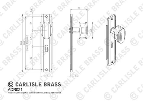 Carlisle Brass Art Deco Knob Construction Supplies
