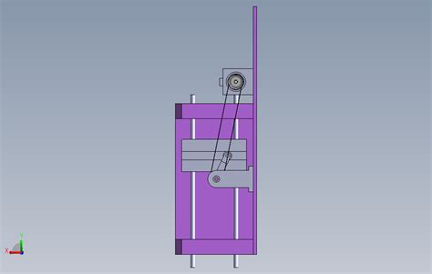 S43通过曲柄运动实现的两端减速直进机构2 SOLIDWORKS 2010 模型图纸下载 懒石网