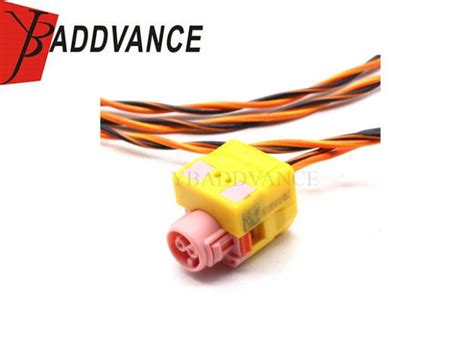 Abx 5 Electrical 2 Pin Airbag Connector Plug Wire Harning Pink Body For Gm