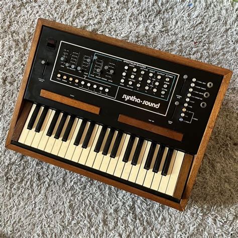 Baldwin Syntha Sound 37 Key Monophonic Analog Synthesizer Reverb In 2025 Vintage Electronics