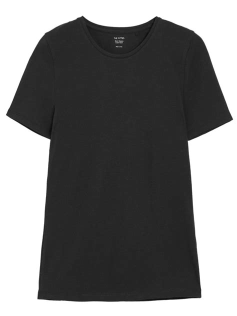 Black Cotton Rich Fitted T Shirt Size 6 To 12