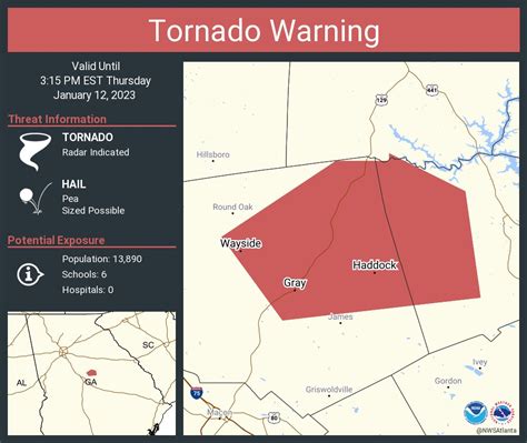 Nws Atlanta On Twitter Tornado Warning Continues For Gray Ga Haddock